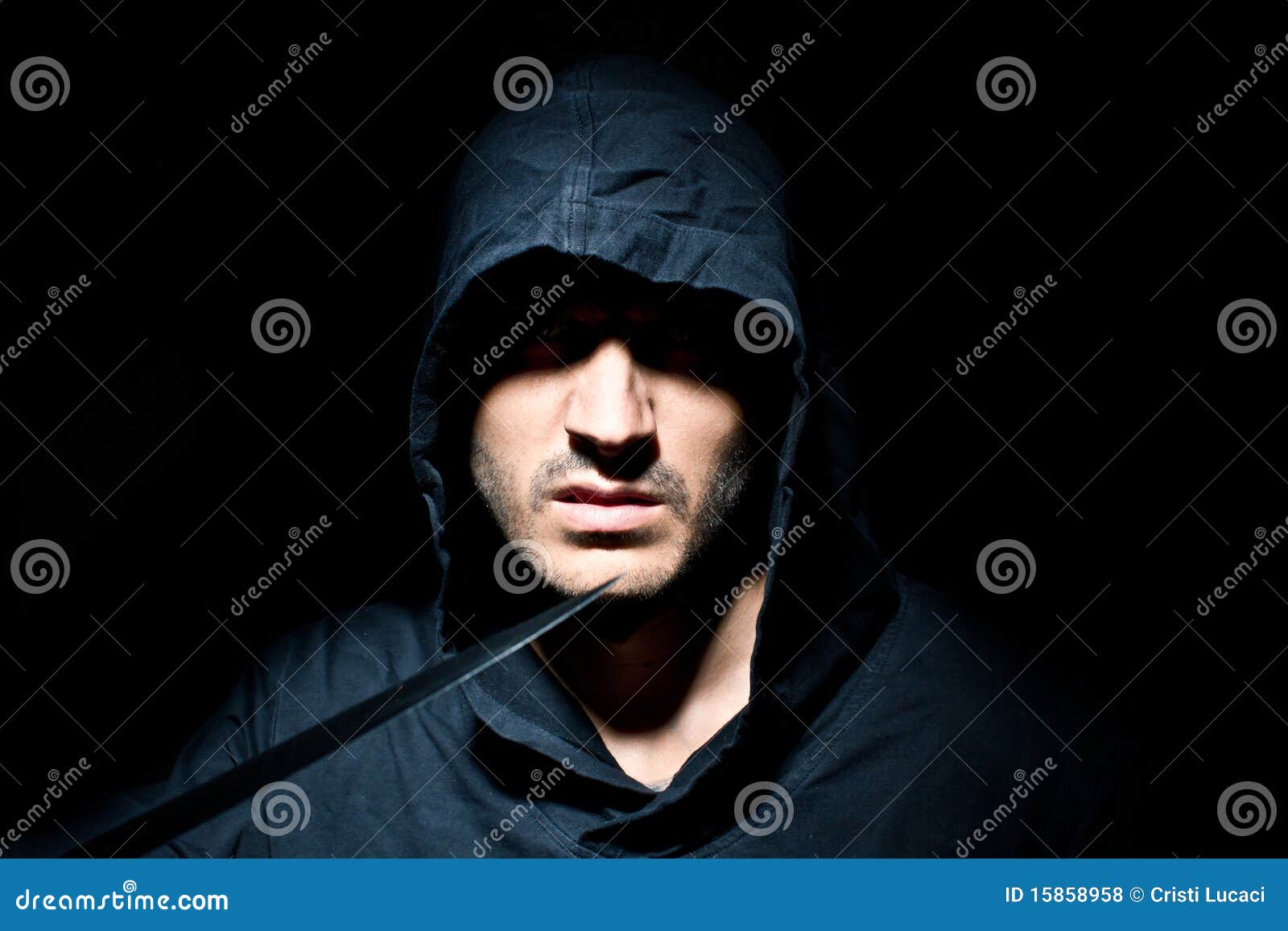 Killer stock photo. Image of mean, male, close, beautiful - 15858958
