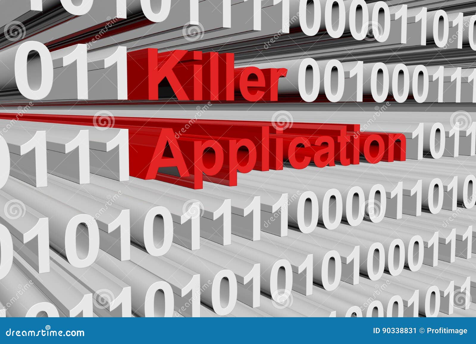 Killer application stock illustration. Illustration of information ...