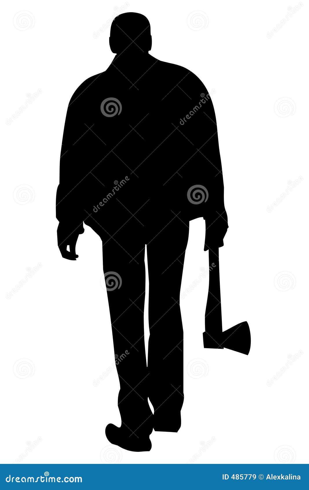 Killer man stock vector. Illustration of illegality, poor - 485779