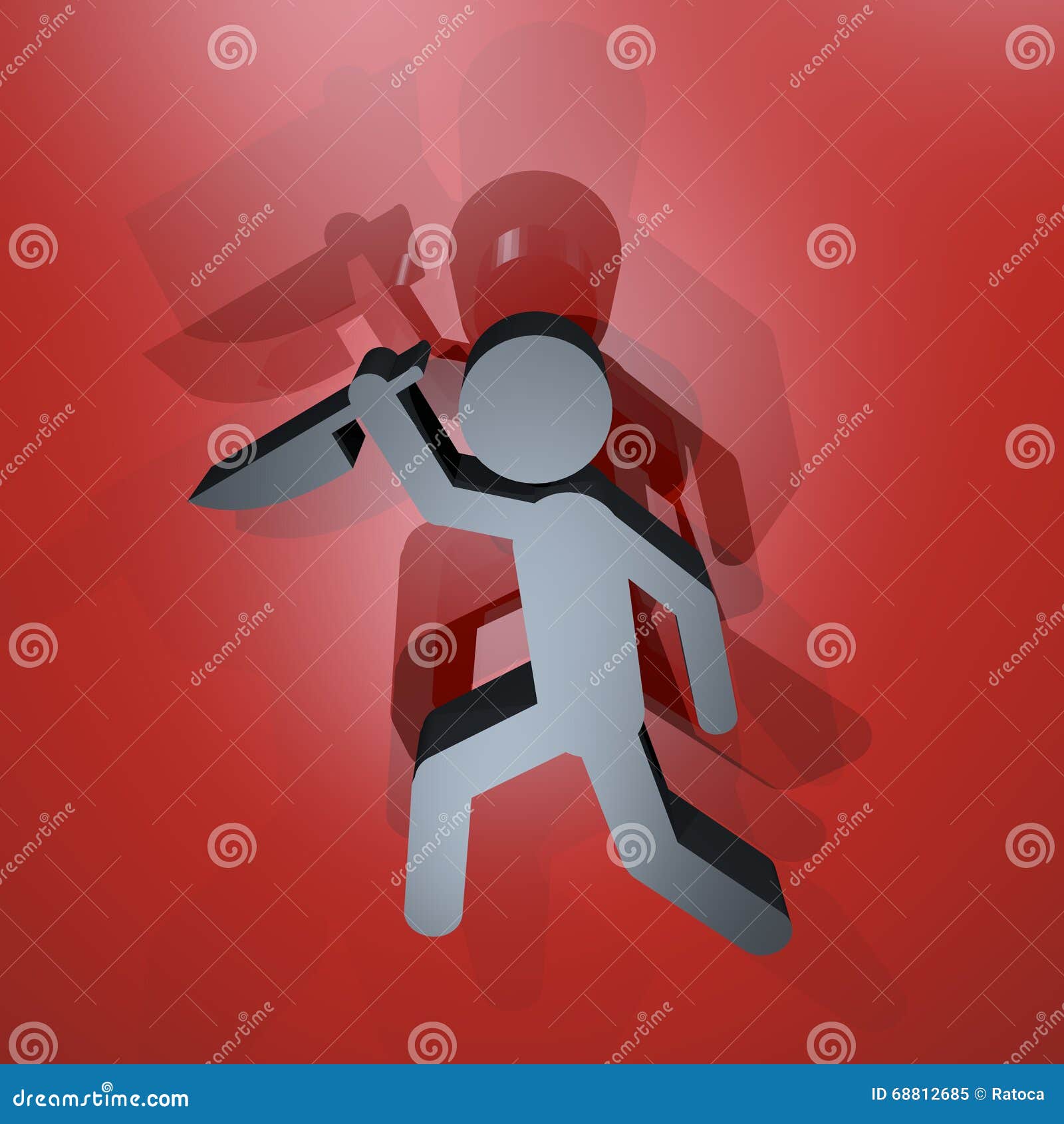 Killer symbol stock illustration. Illustration of killing - 68812685