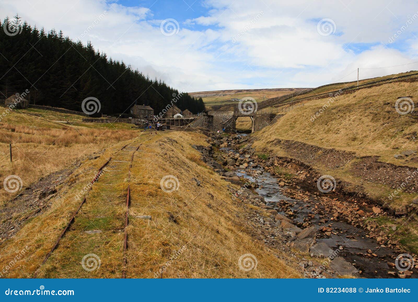 Killhope lead mine museum stock photo. Image of north - 82234088