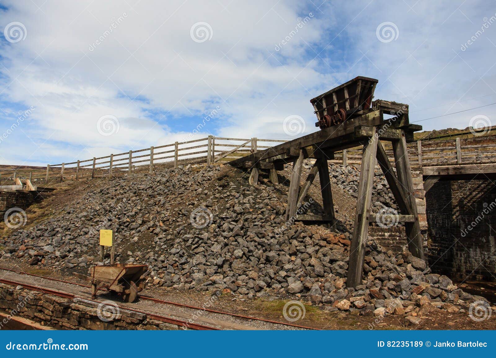Killhope lead mine museum stock image. Image of industrial - 82235189