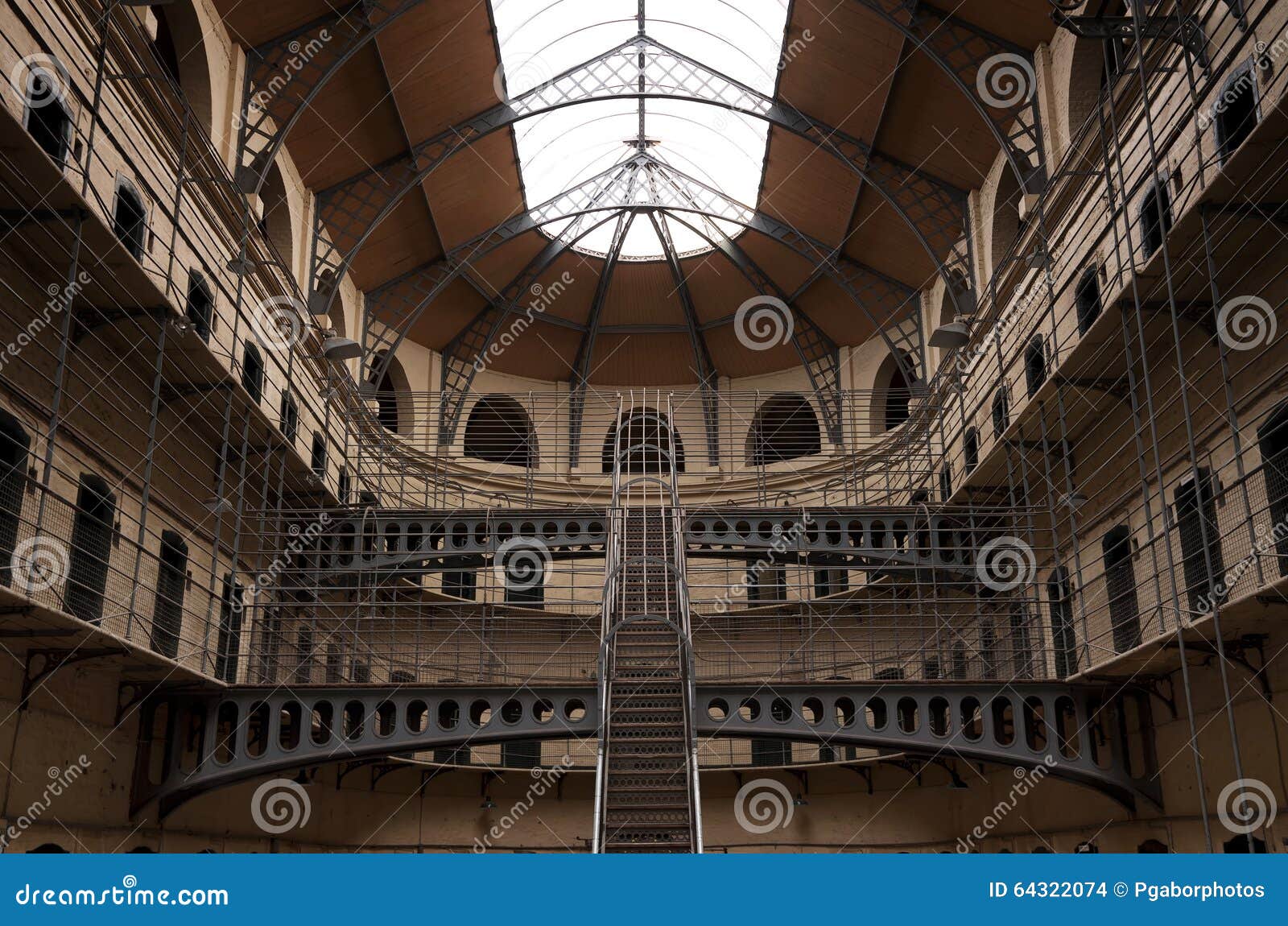 Kilmainham Gaol with Prison Cells in Dublin Editorial Stock Image ...
