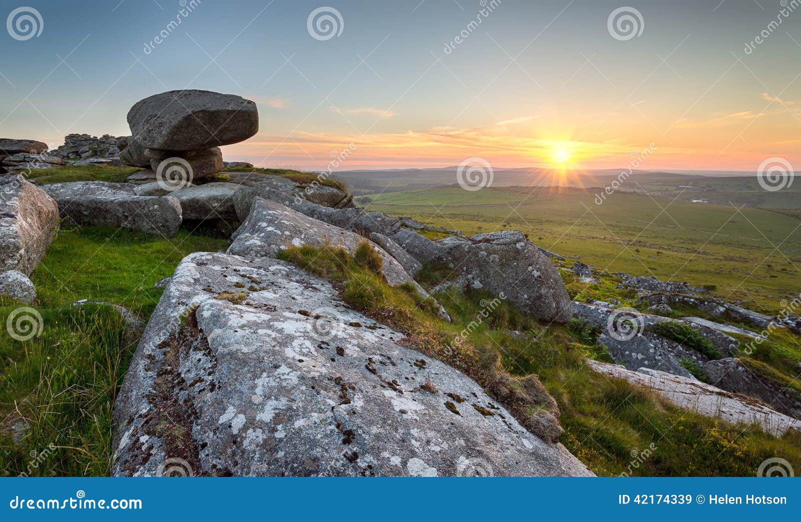 Kilmar Tor on Bodmin Moor in Cornwall Stock Image - Image of cornish ...