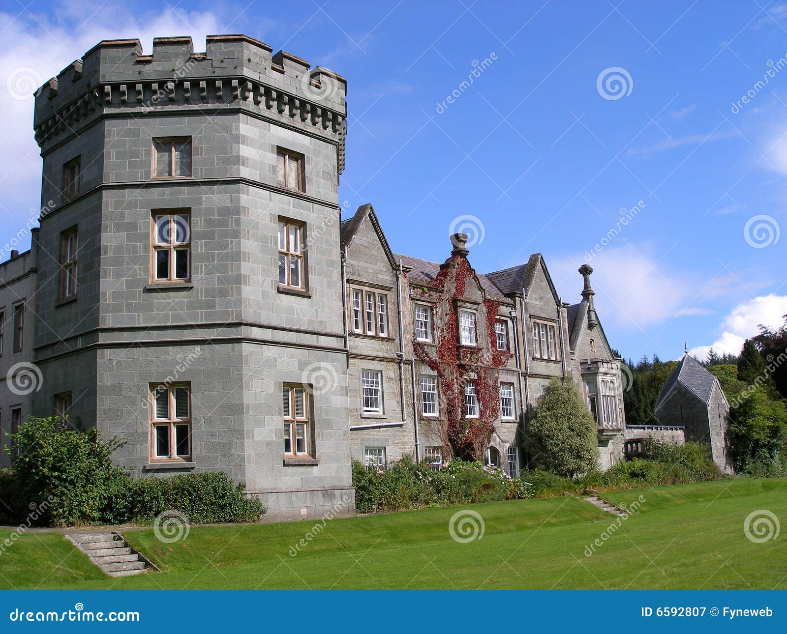 Kilmory Castle stock image. Image of historic, woodland - 6592807