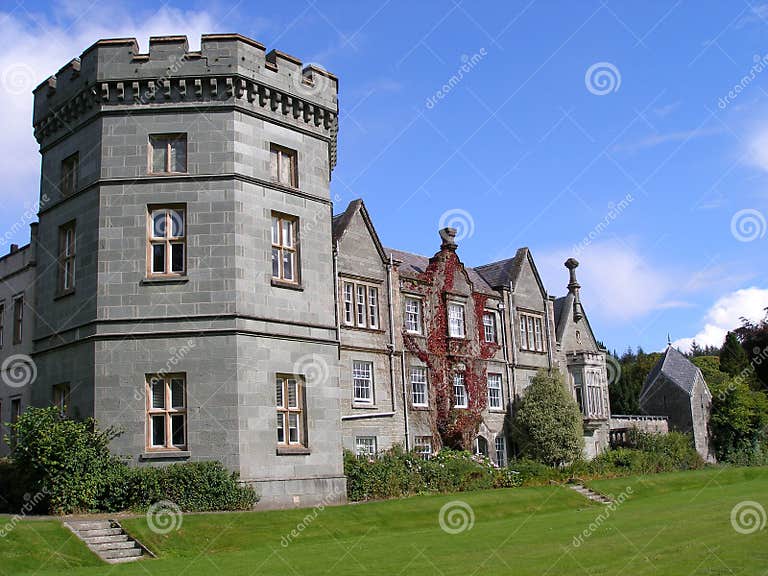Kilmory Castle stock image. Image of historic, woodland - 6592807