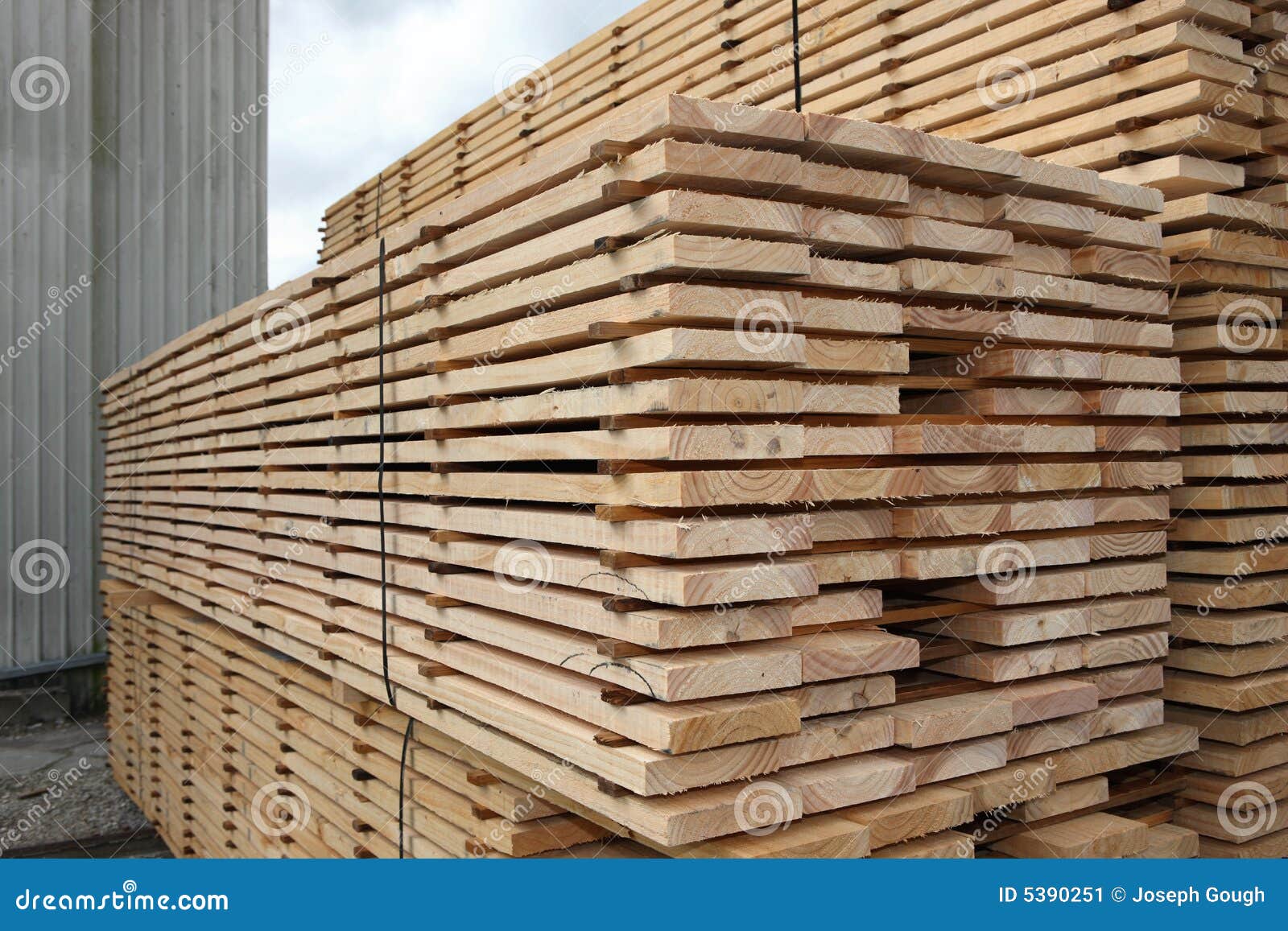 Kiln-Dried Timber stock image. Image of materials, lumber - 5390251