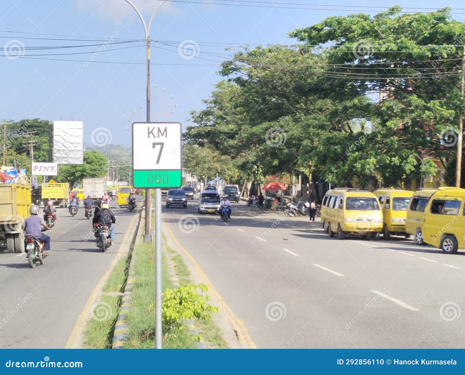 Kilo Meter 7 stock photo. Image of point, banker, lane - 292856110