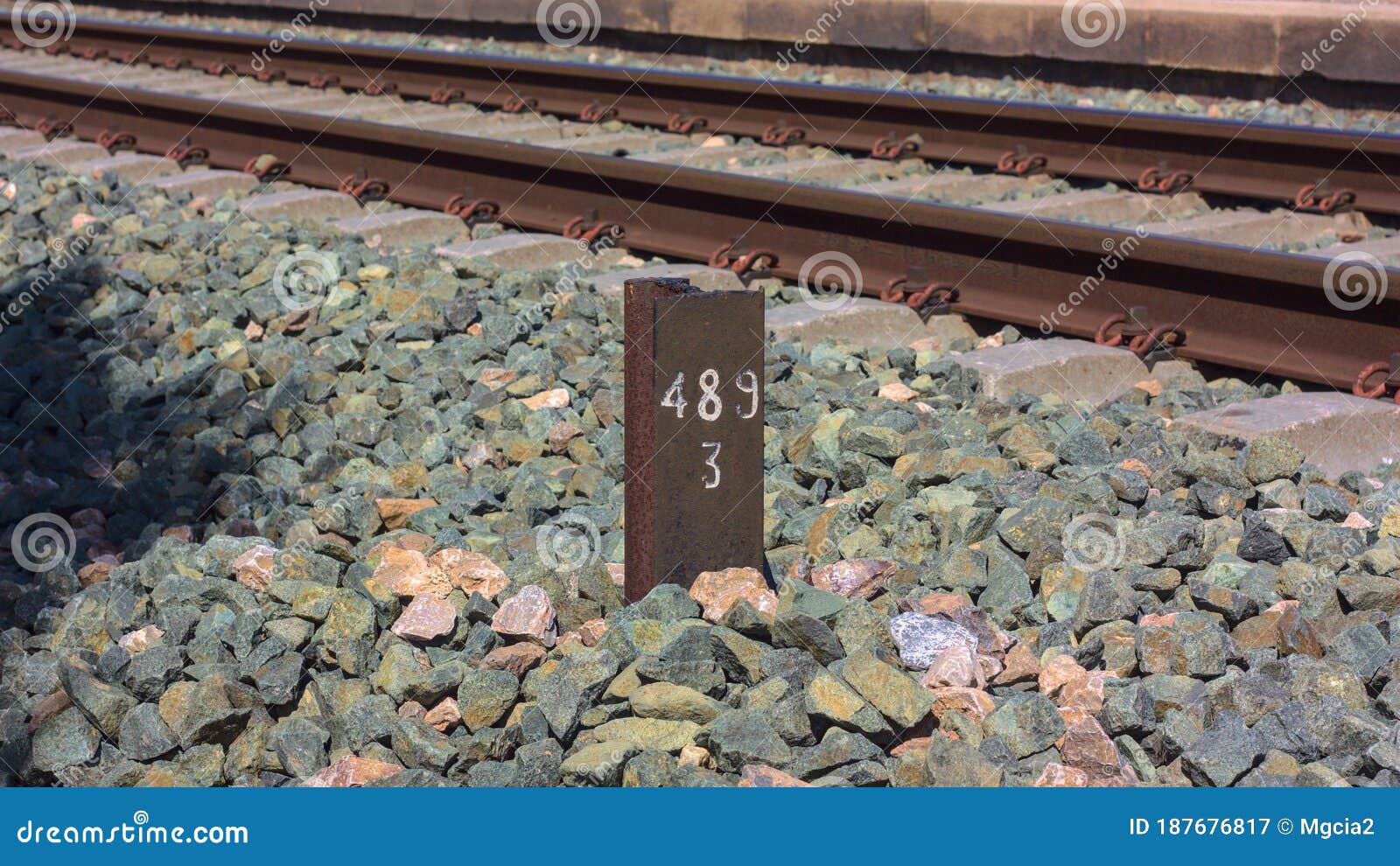 Kilometer Point of a Train Track when Passing through an Abandoned ...