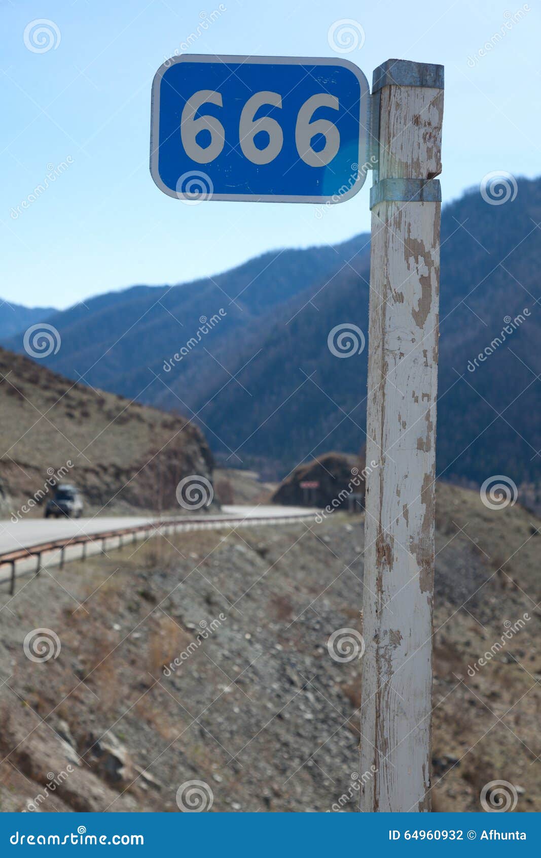 Kilometer pole stock photo. Image of milestone, outdoor - 64960932