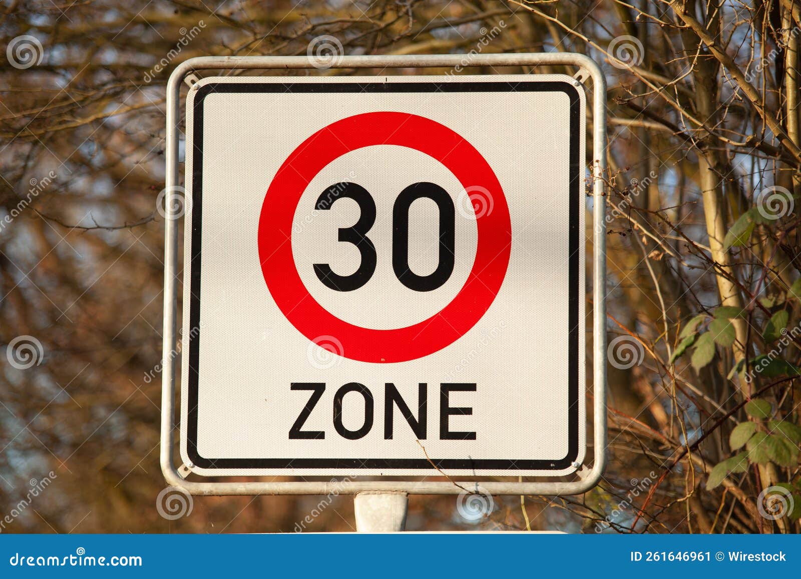30 Kilometers Per Hour Traffic Sign Editorial Photo - Image of white ...