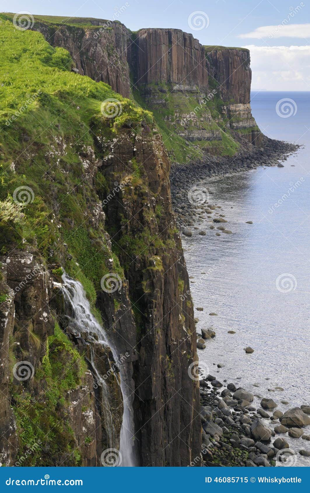 Kilt Rock stock image. Image of rugged, island, nature - 46085715