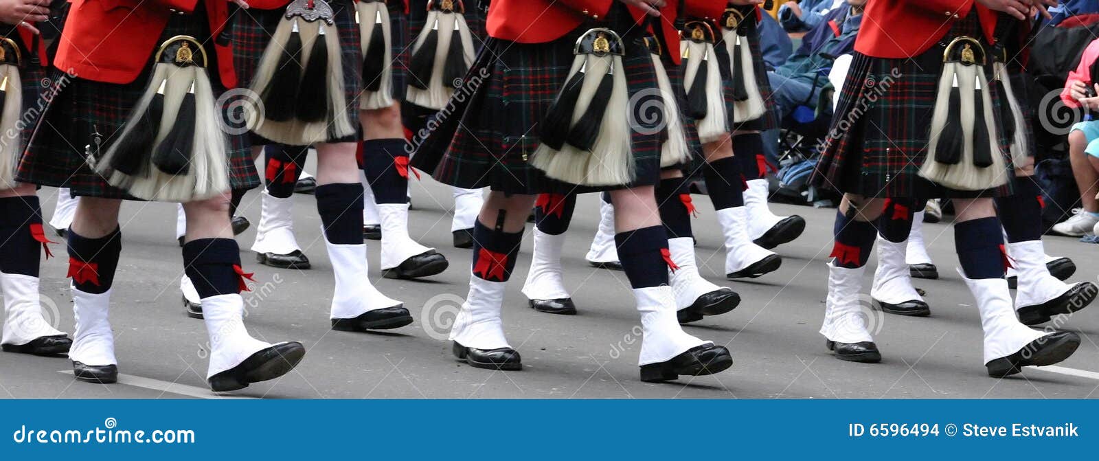 Kilted Bagpipe players stock photo. Image of marchers - 6596494