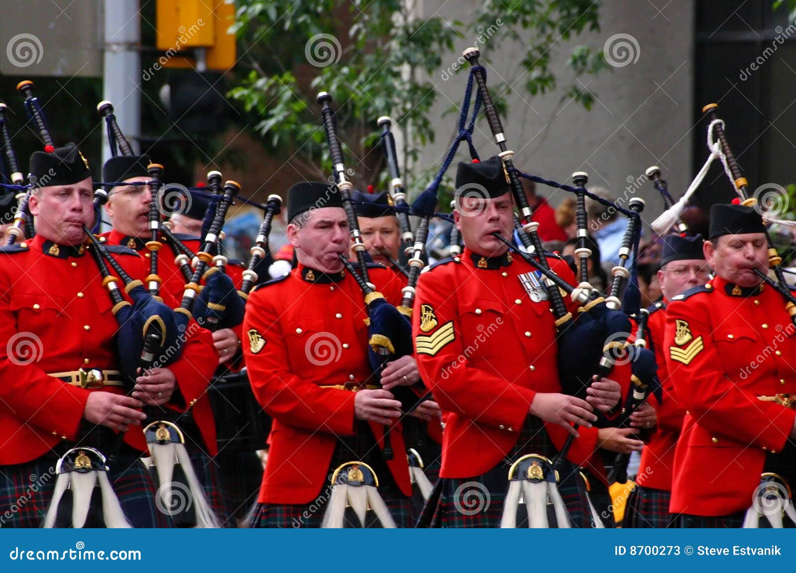 Kilted Bagpipe Players Marching Editorial Stock Photo - Image of legs ...