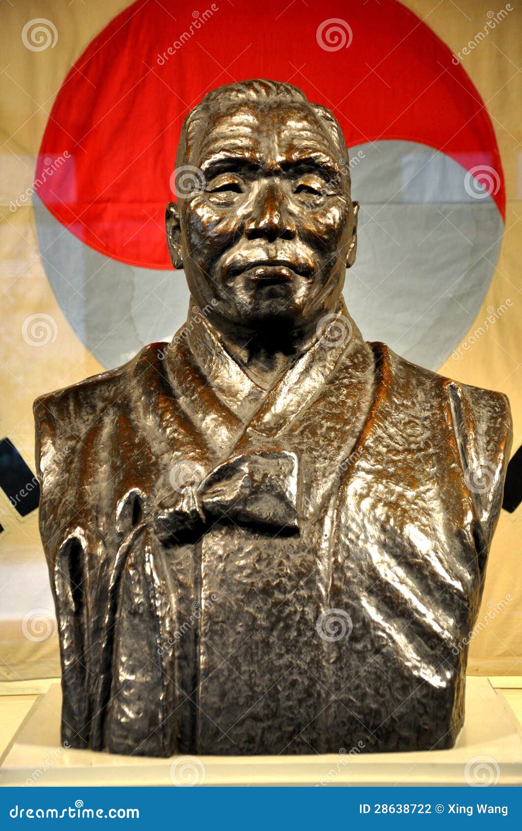 Kim Gu Statue editorial photography. Image of army, colonial - 28638722