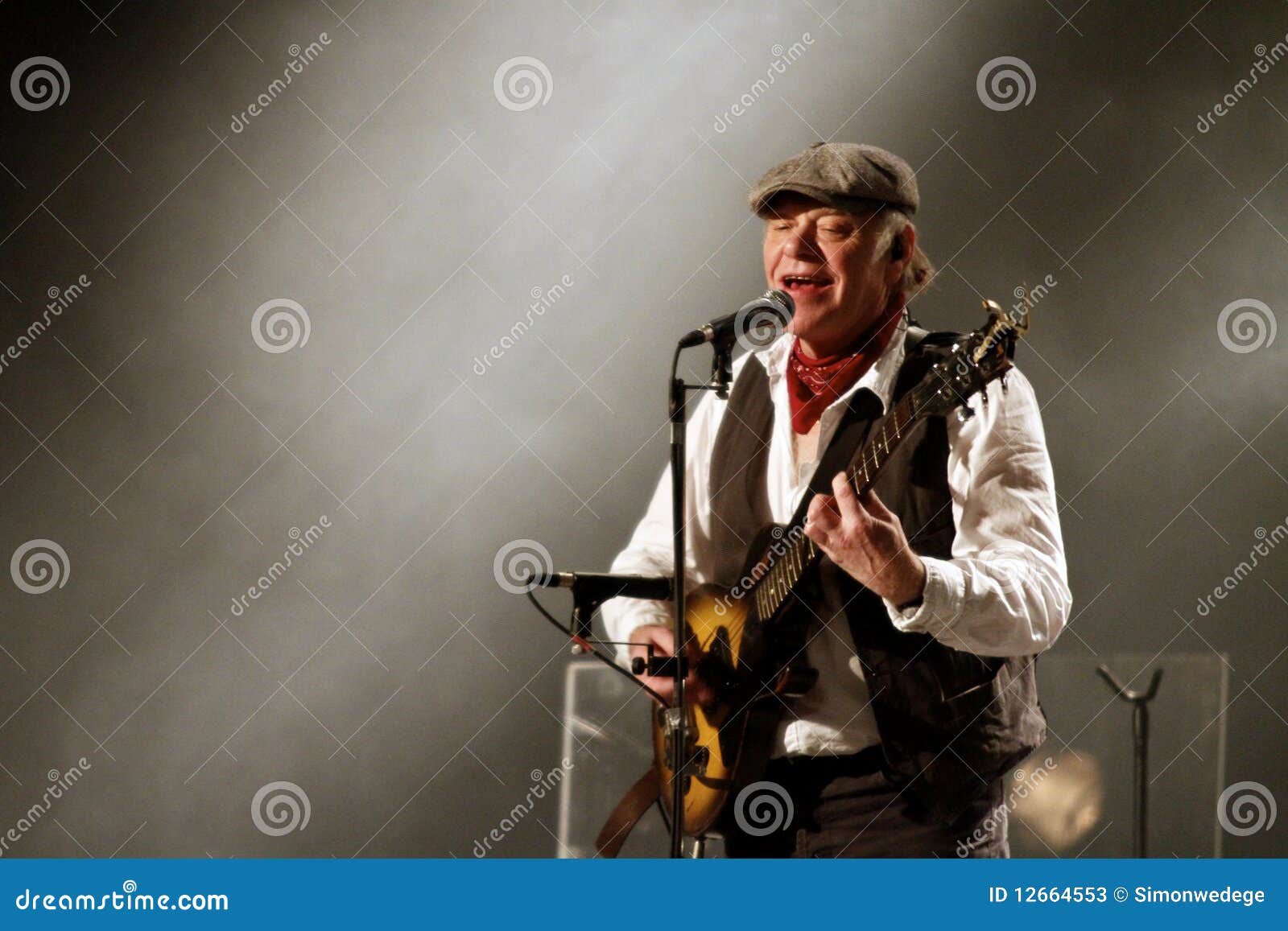Kim Larsen editorial stock photo. Image of denmark, singer - 12664553