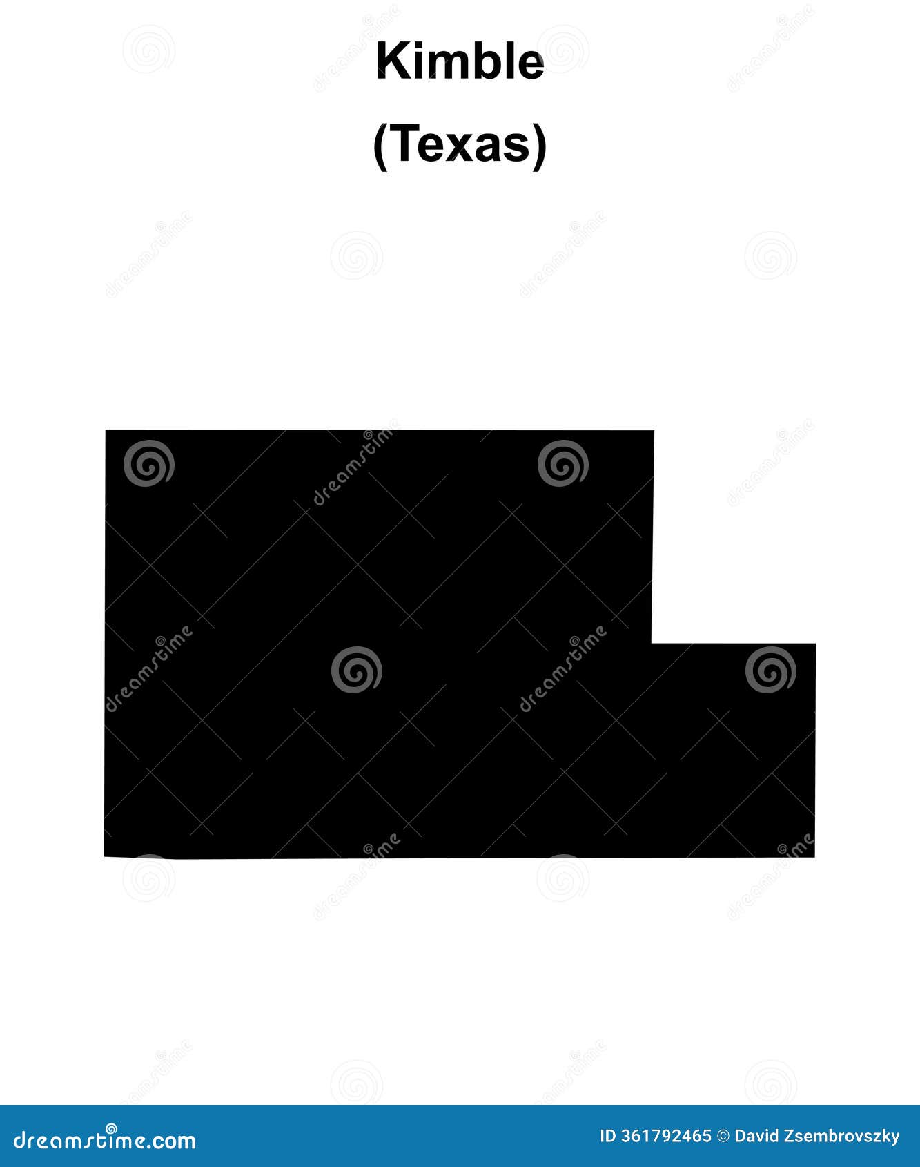 Kimble outline map stock illustration. Illustration of territory ...