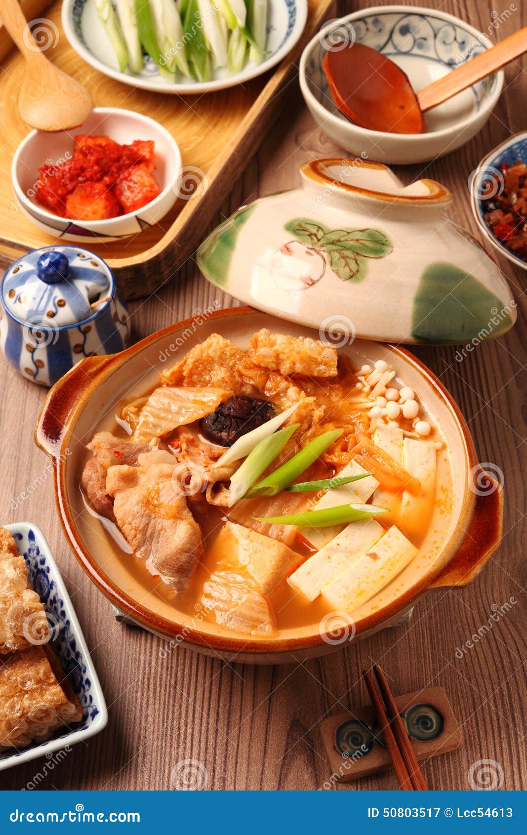 Kimchi hot pot stock image. Image of korea, cuisine, meal - 50803517