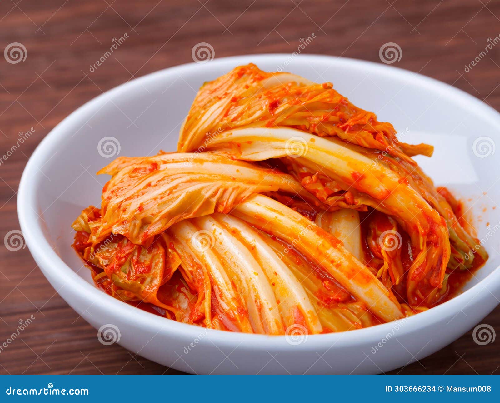 Kimchi Korean Food on the Plate Stock Photo - Image of restaurant ...