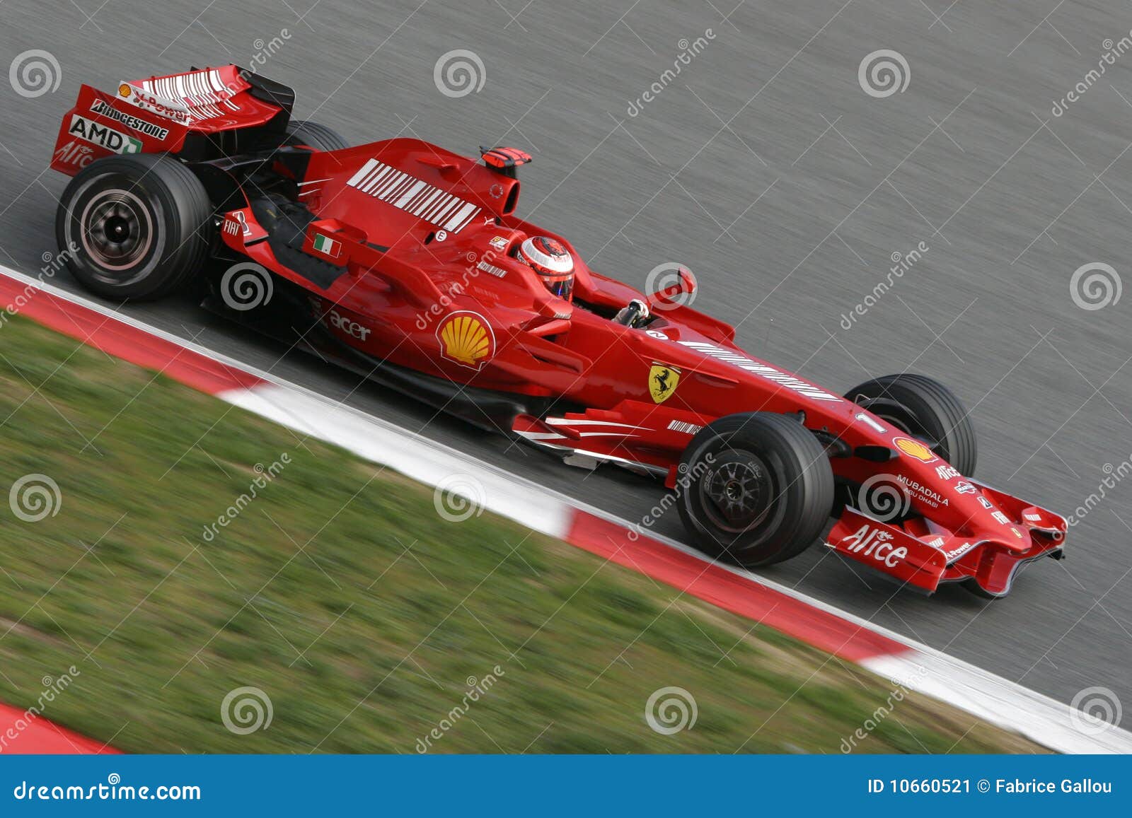 Kimi 2008 F1 Ferrari Raikkonen Редакционное Фото - изображение ...