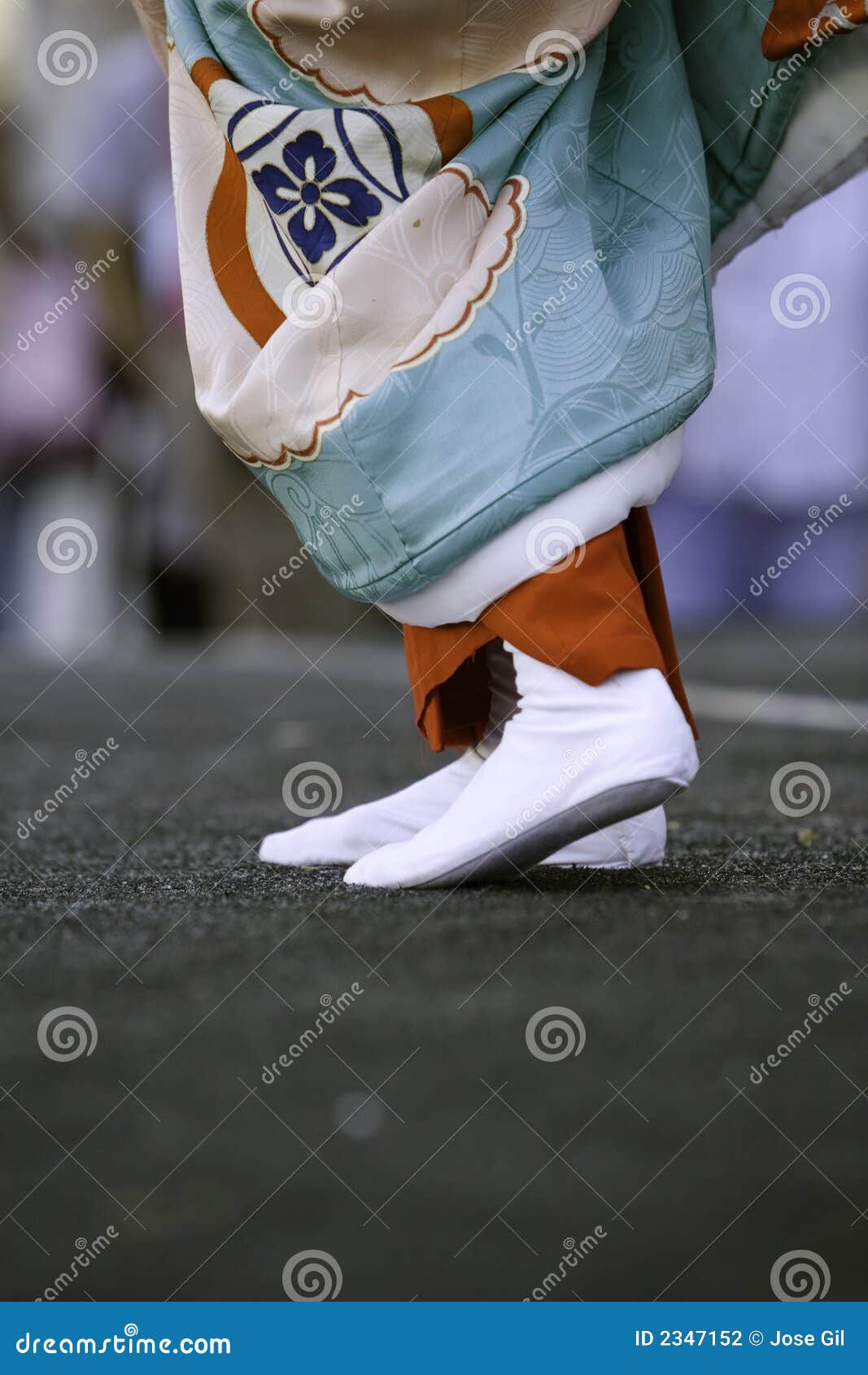 Kimono Dancer Feet stock photo. Image of tokyo, skirt - 2347152