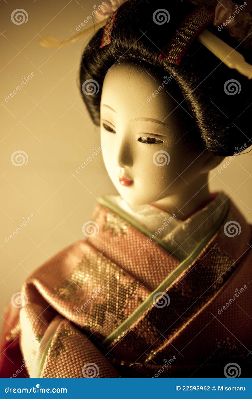 Kimono doll stock photo. Image of indigenous, japan, asia - 22593962