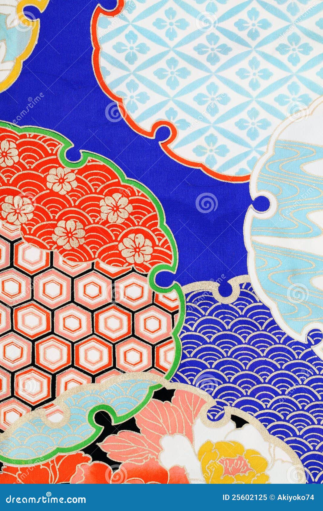 Kimono Pattern Royalty Free Stock Photo - Image: 25602125