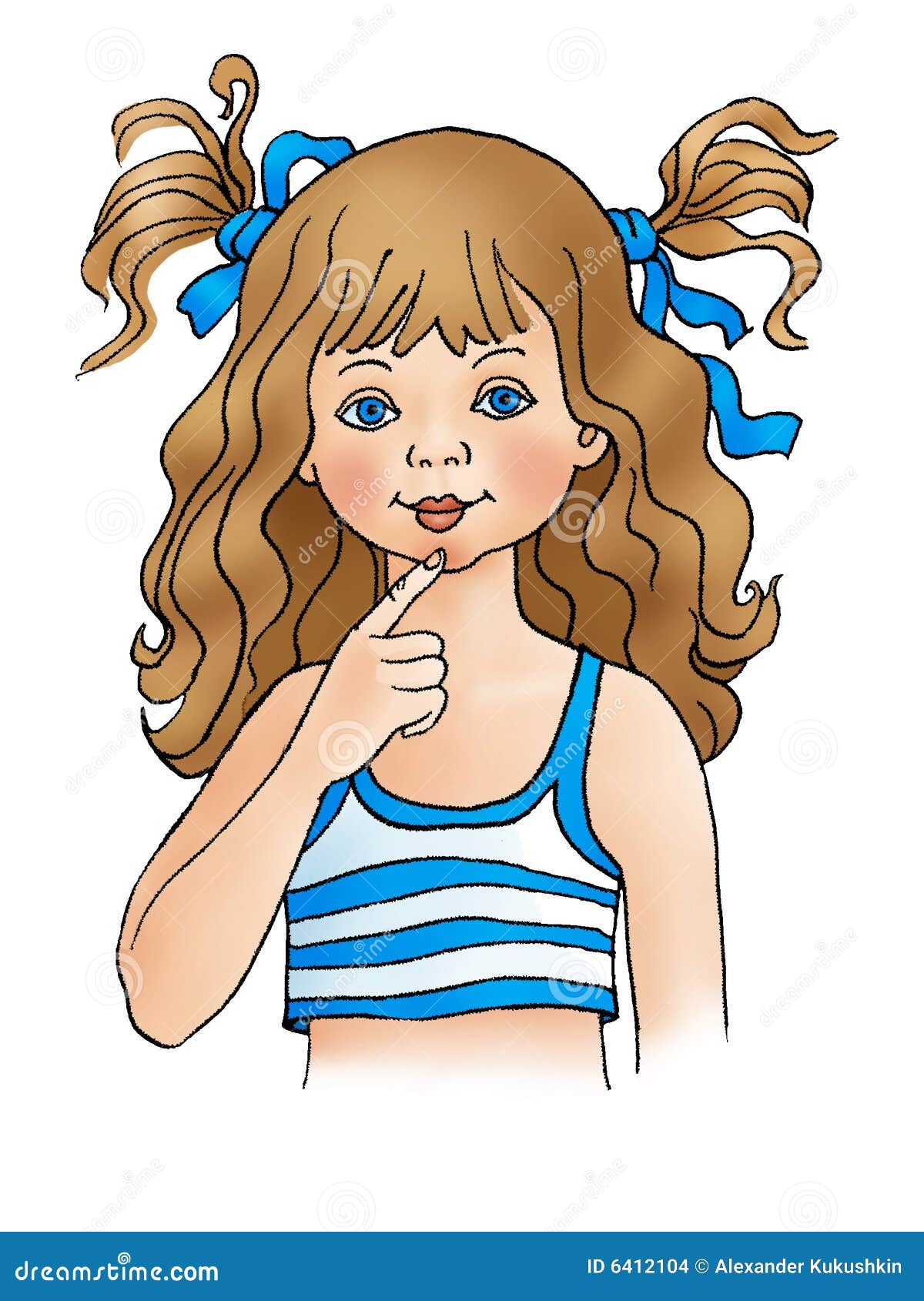 Kin stock illustratie. Illustration of patroon, toon, karakters - 6412104