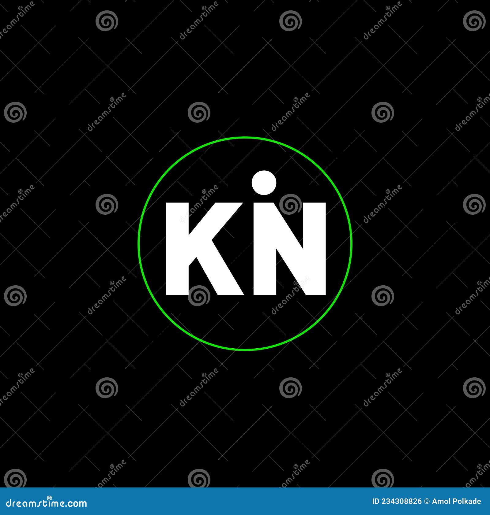 KIN Compoany Logo. Kin Typography Vector Stock Photo | CartoonDealer ...