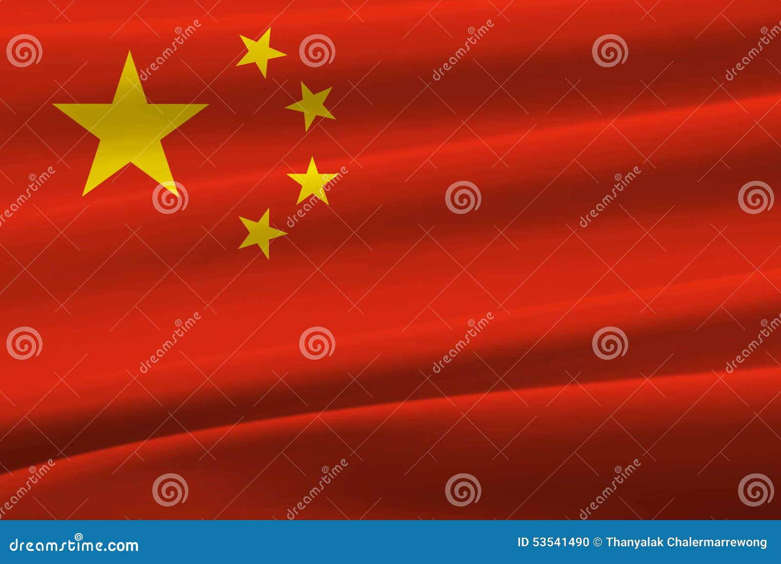 Kina vinkande flagga stock illustrationer. Illustration av skugga ...