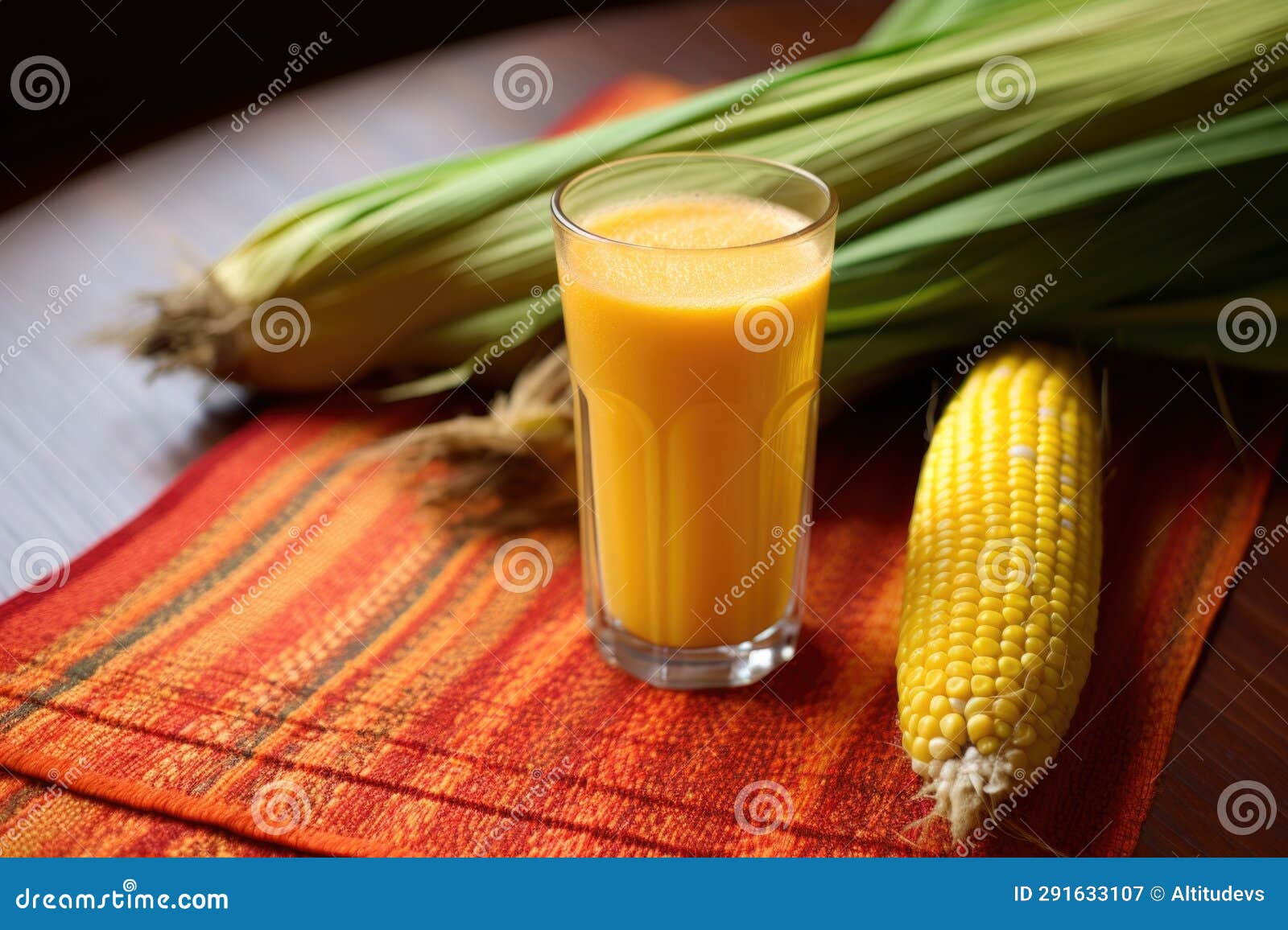 The Kinara, a Corn Cob, and a Kikombe Cha Umoja on a Straw Mat Stock ...