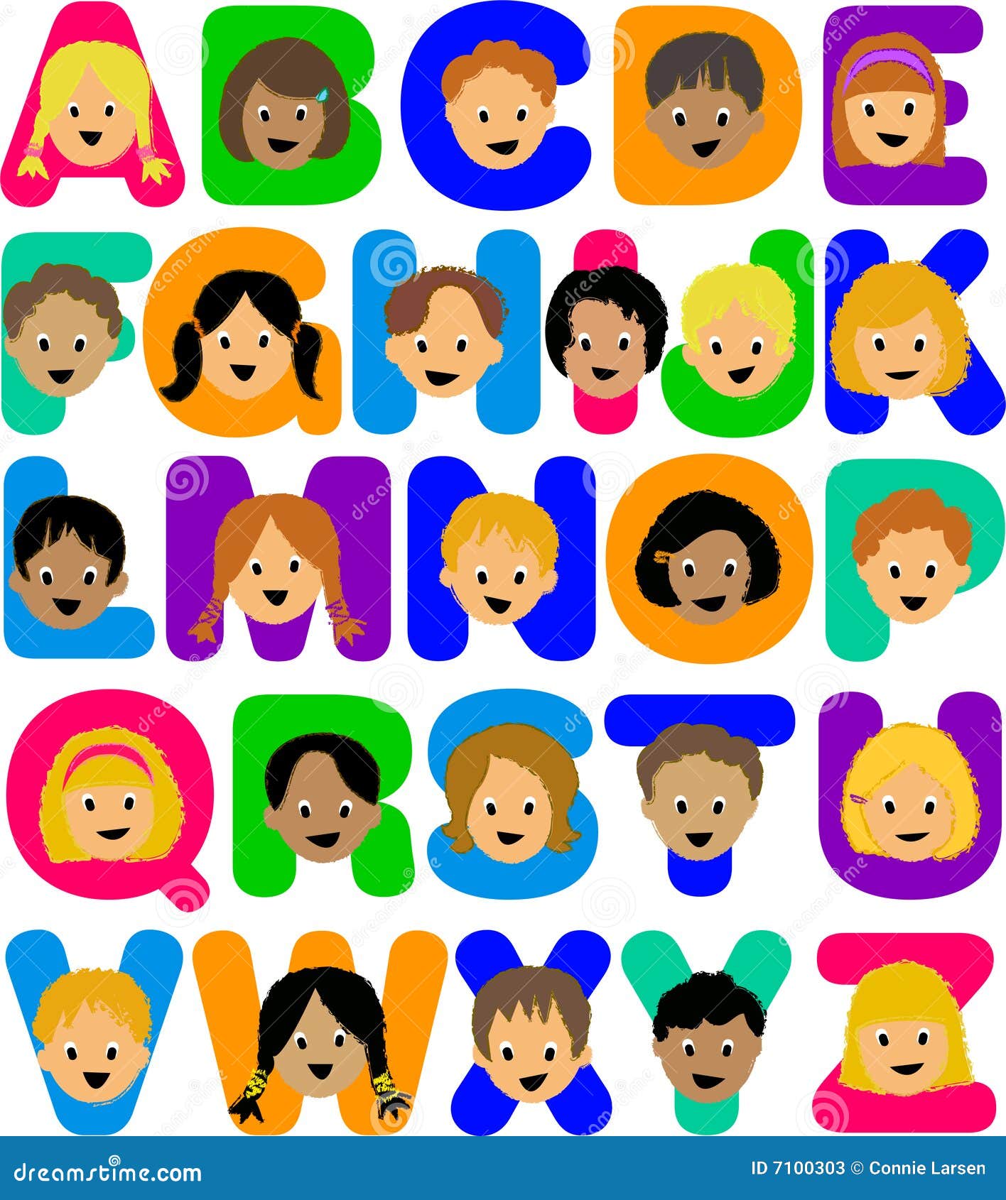 Kind-Alphabet vektor abbildung. Illustration von ausbildung - 7100303