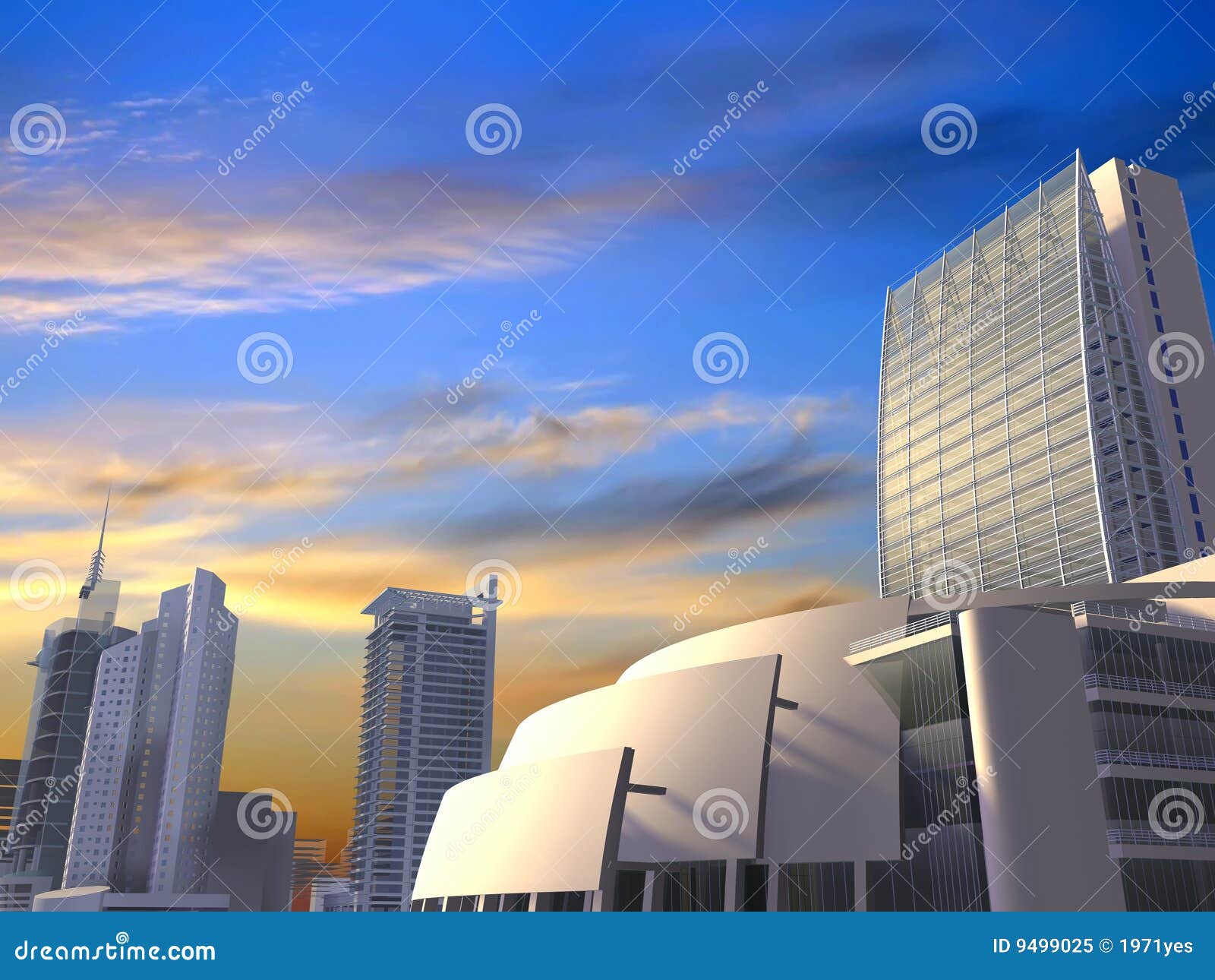 Kind of a building stock illustration. Illustration of modern - 9499025