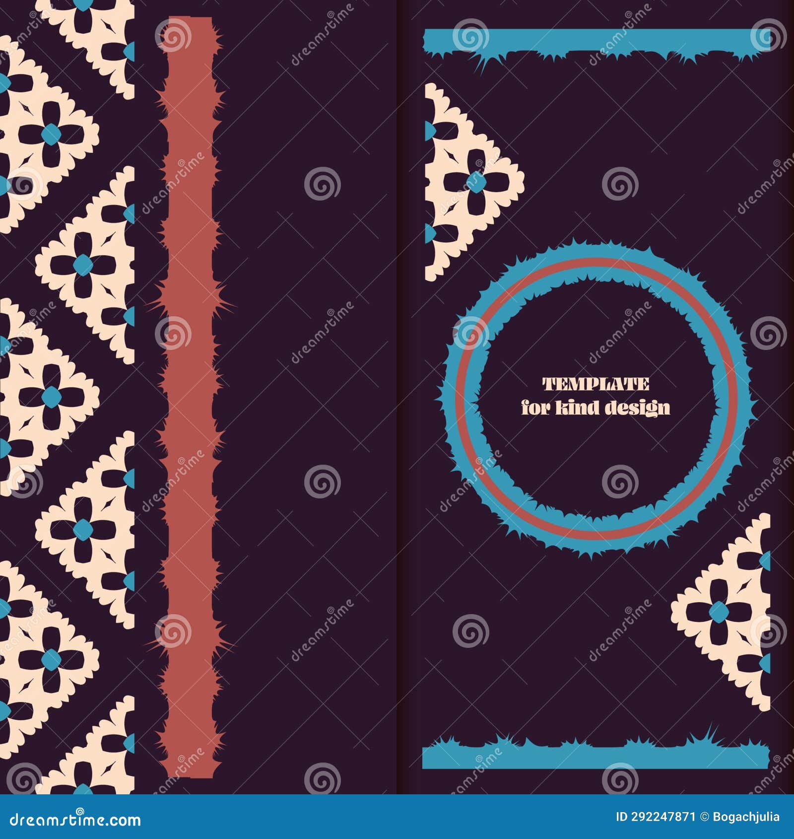 Kind Design. Template for Your Design for Packaging Stock Illustration ...