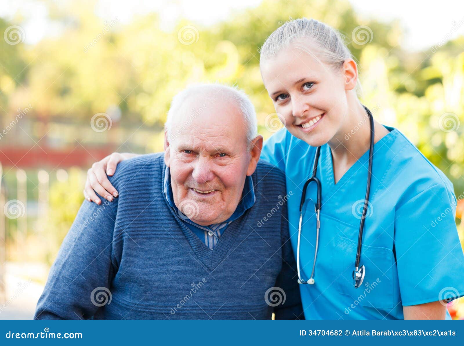 Kind doctor with patient stock photo. Image of beautiful - 34704682