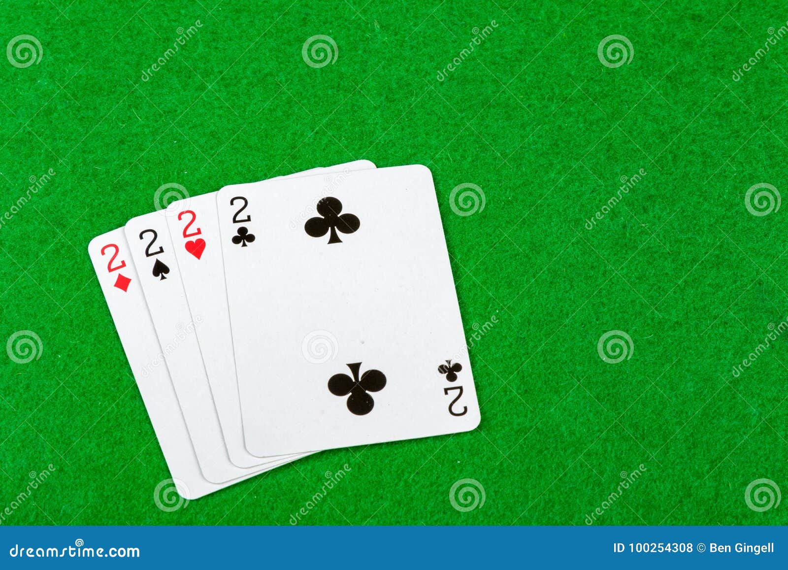 4 of a kind stock photo. Image of poker, risk, risky - 100254308