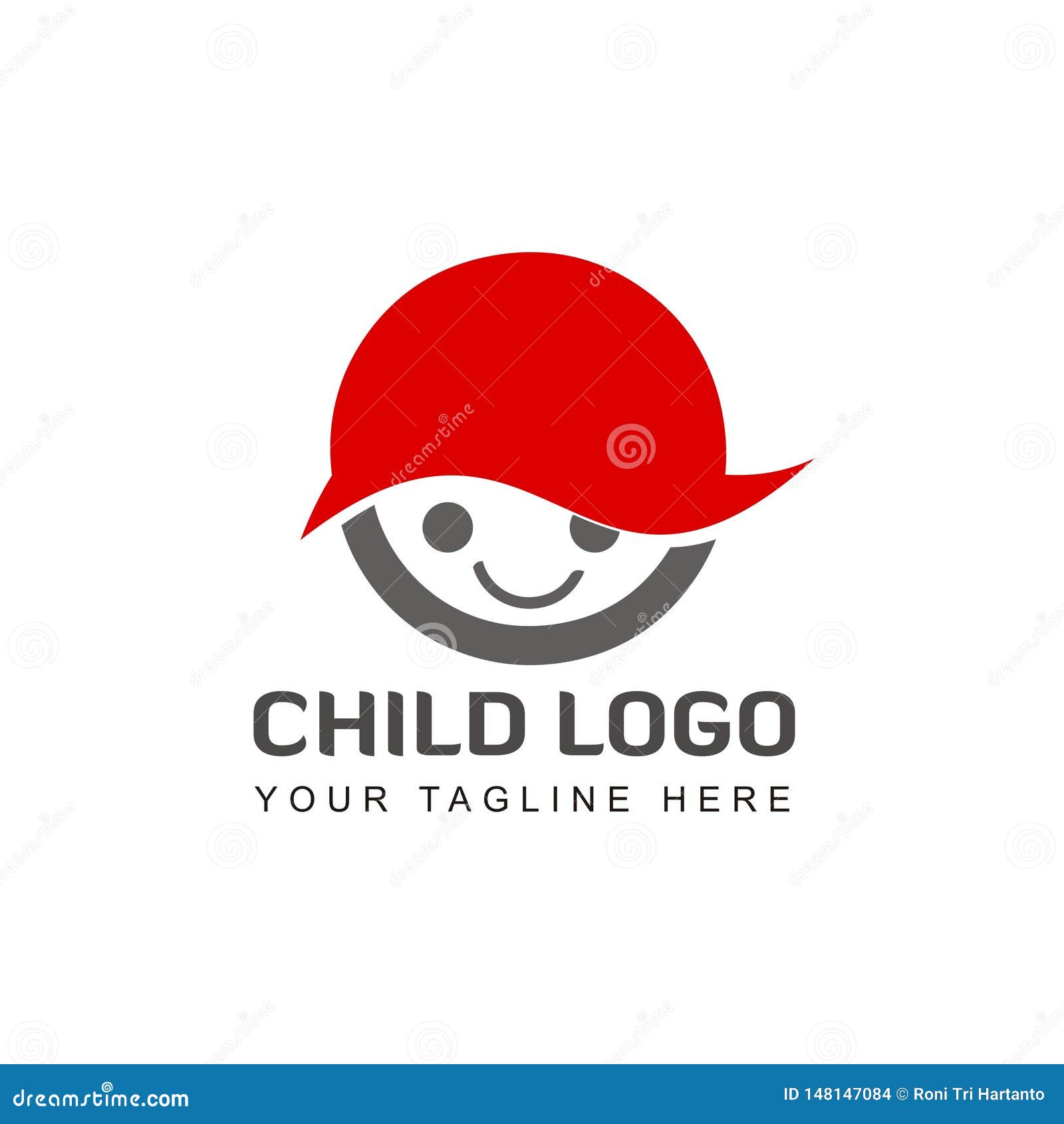 Kind Logo Design Inspiration Vector Vektor Abbildung - Illustration von ...