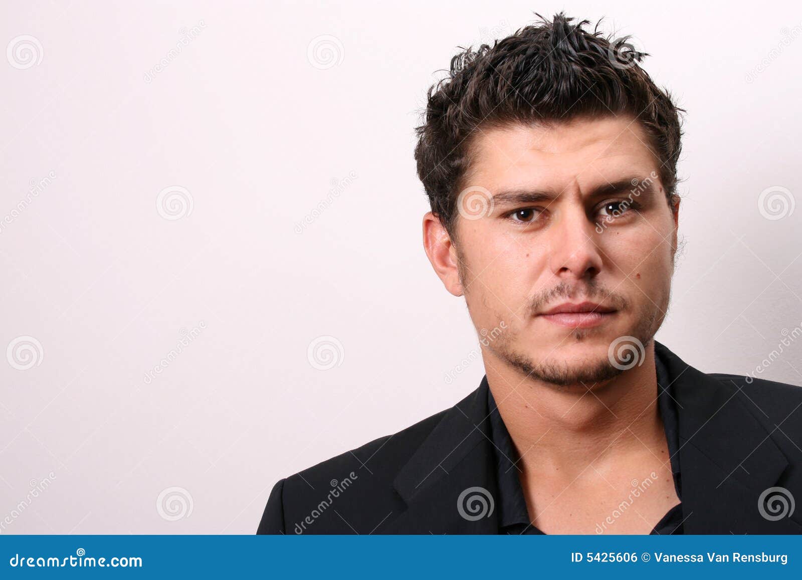 Kind Male Model stock photo. Image of hunk, approachable - 5425606