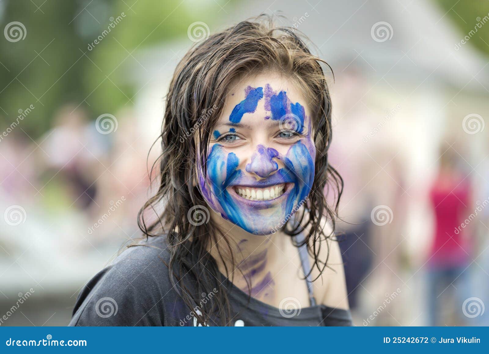 Kind smile stock photo. Image of portrait, coloured, person - 25242672