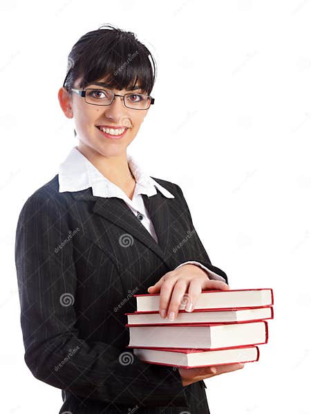Kind Teacher stock image. Image of textbook, glasses - 28988053