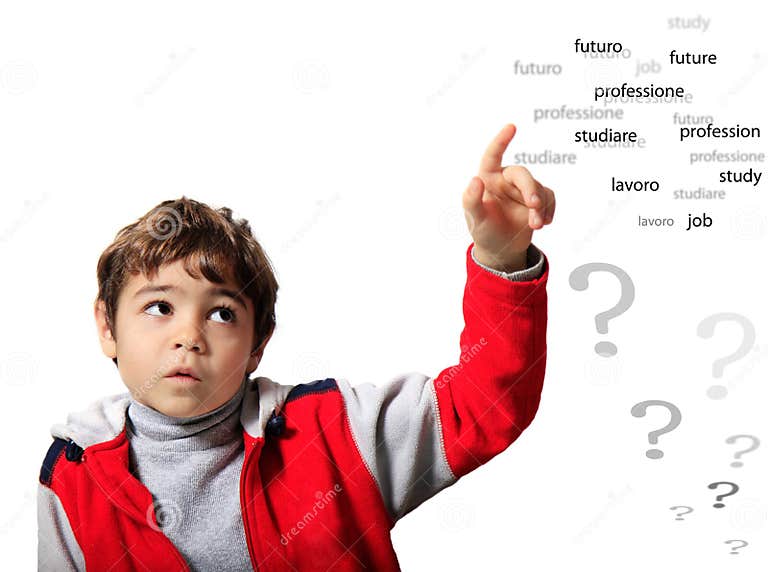 Kind unsicher stockfoto. Bild von zuverlässigkeit, sicherheit - 42987634