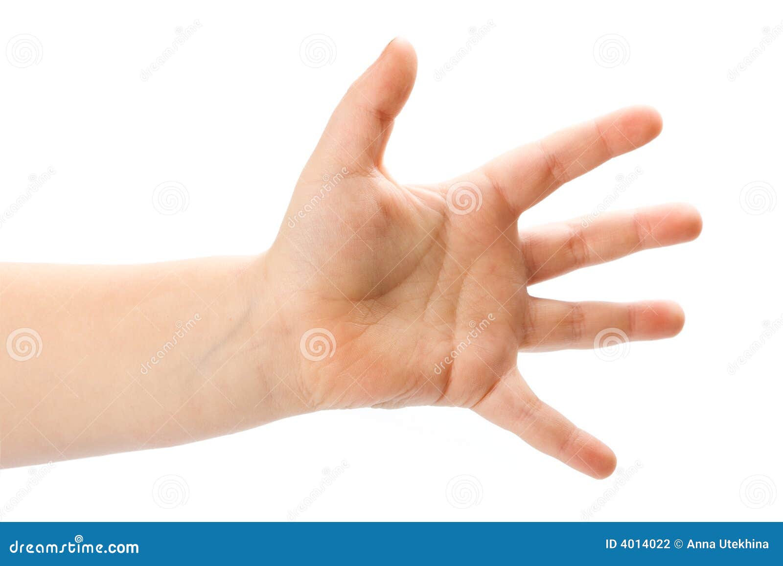 Kinder arm - palm stock photo. Image of white, background - 4014022