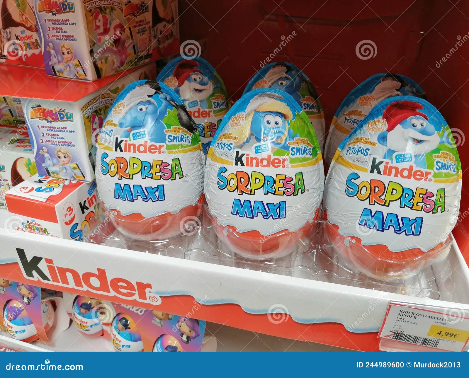 Kinder Surprise Easter Eggs for Sale in a Supermarket. Editorial Image ... Kinder Surprise Easter Eggs for Sale in a Supermarket. Editorial Image ...