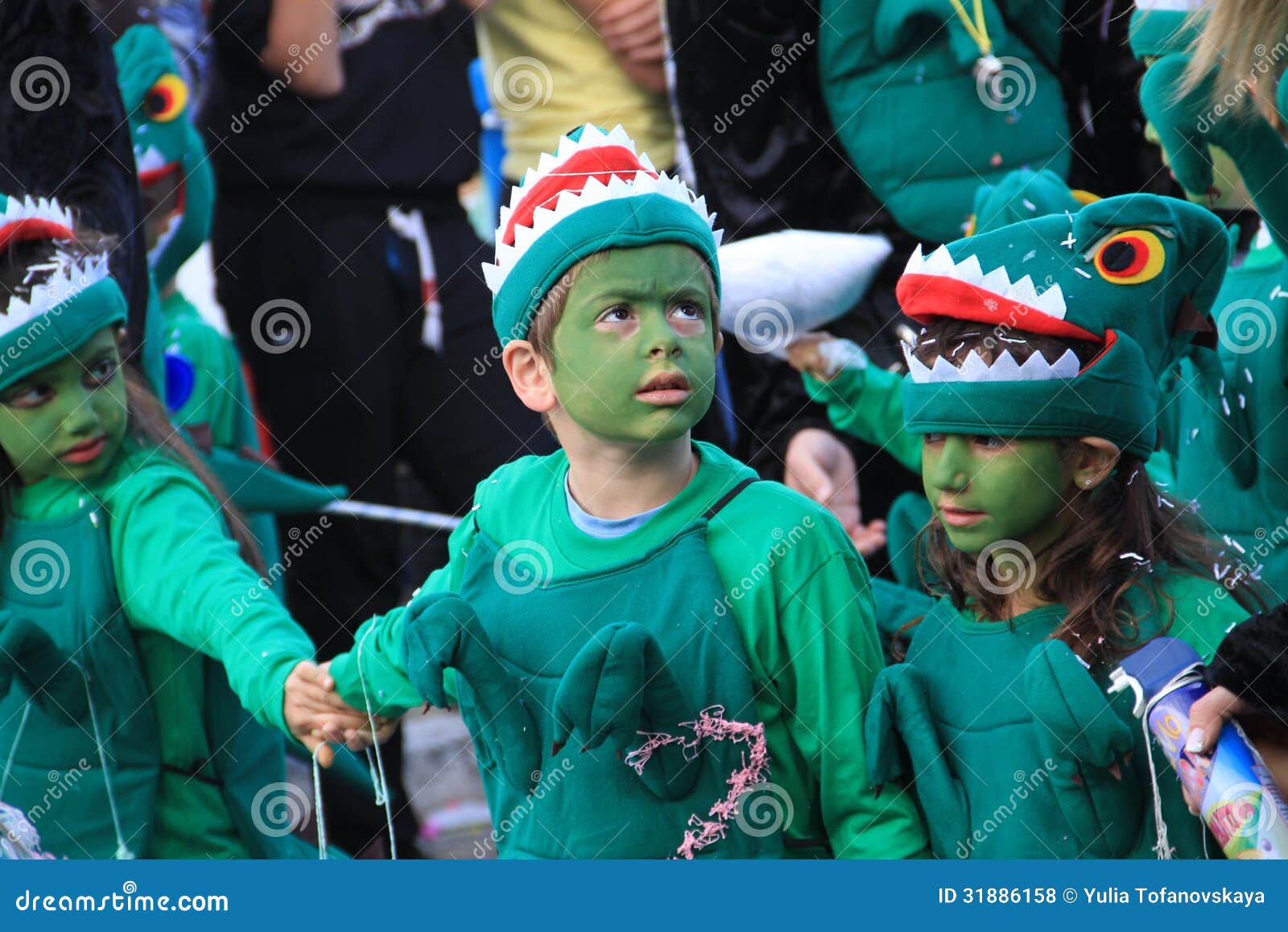 Kinderen. Carnaval in Cyprus. Redactionele Stock Foto - Image of ...