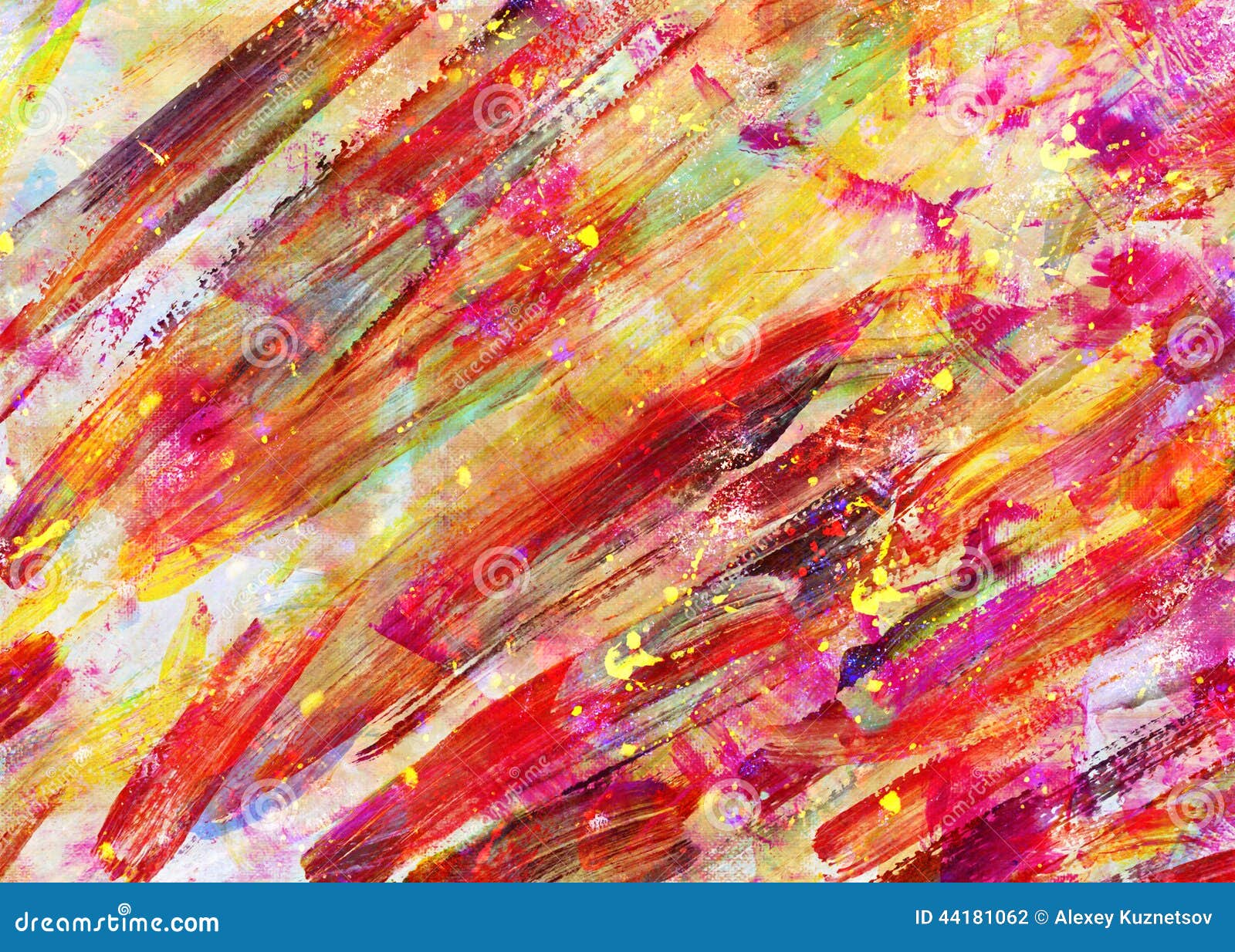 Kinderen Die - Het Abstracte Kunst Schilderen Trekken Stock Illustratie ...