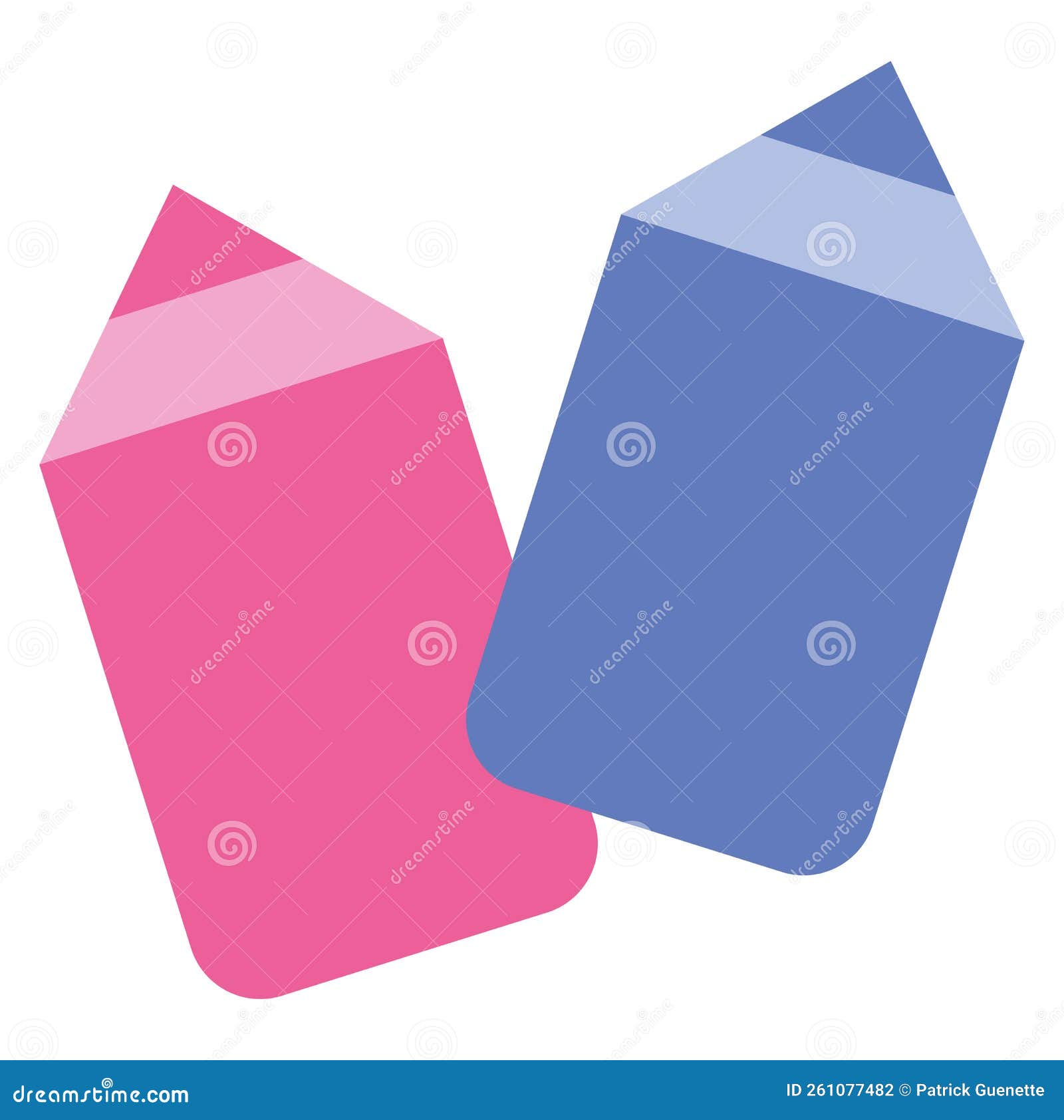 Kindergarten pens , icon stock vector. Illustration of drawing - 261077482