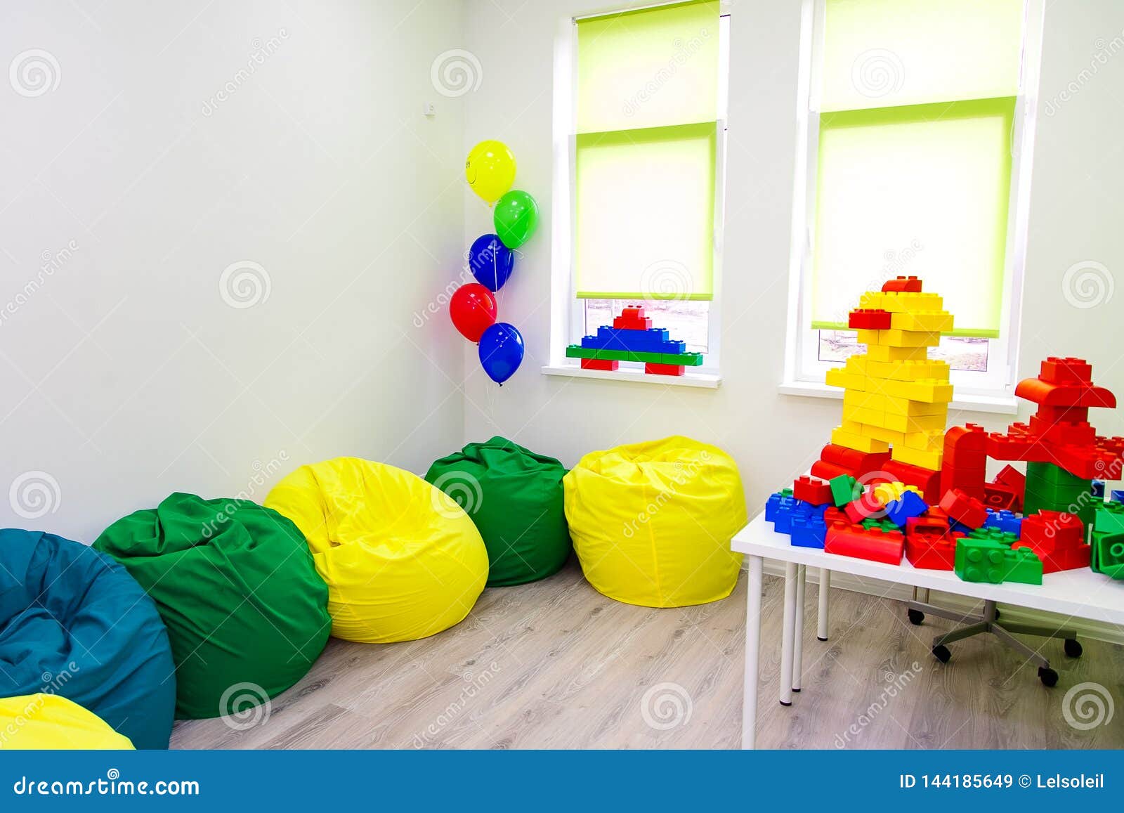 Kindergarten Preschool Classroom Interior. Educational Centre for ...