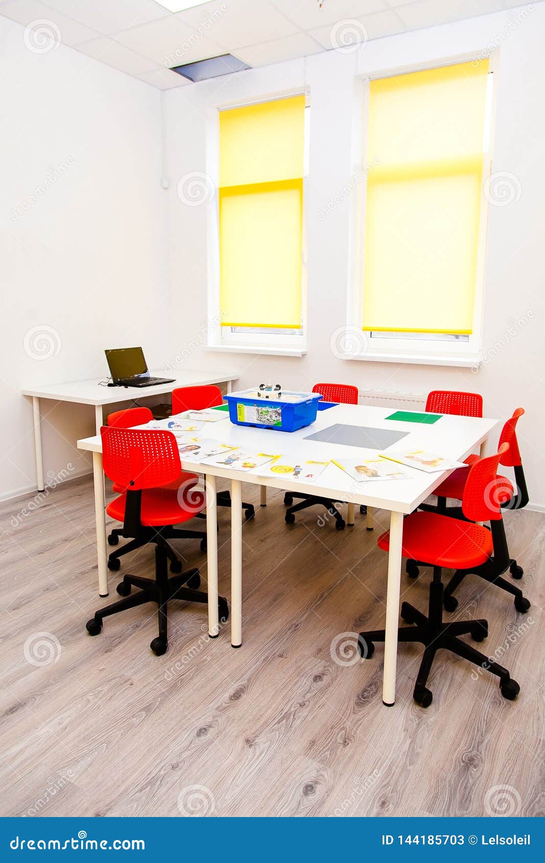 Kindergarten Preschool Classroom Interior. Educational Centre for ...