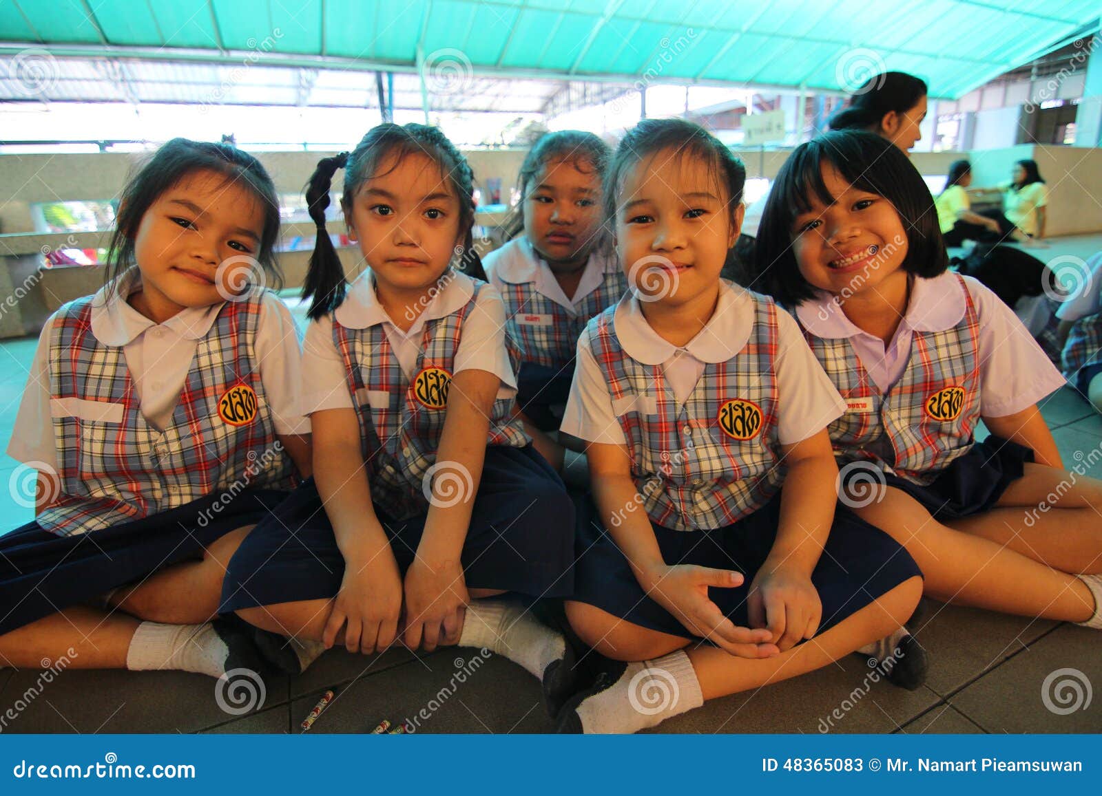 Kindergarten Students Smiling Editorial Stock Photo - Image of girl ...