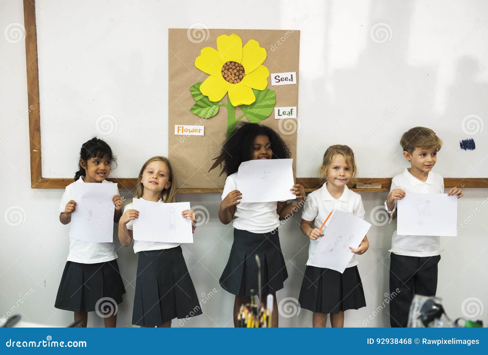 Kindergarten Students Standing Presenting Stock Photo - Image of ... Kindergarten Students Standing Presenting Stock Photo - Image of ...
